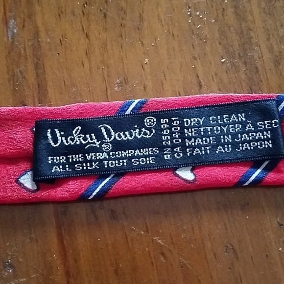 Vicky Davis | Accessories | Vicky Davis Vintage Red Hearts Bowtie ...